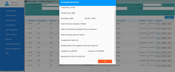 Software System fpr Smart Gird Overhard Line Fault Indicator