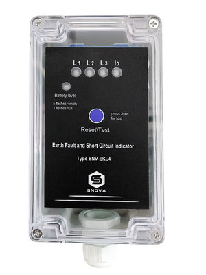 New design SNV-EKL4 v2.1 Earth fault and short circuit indicator