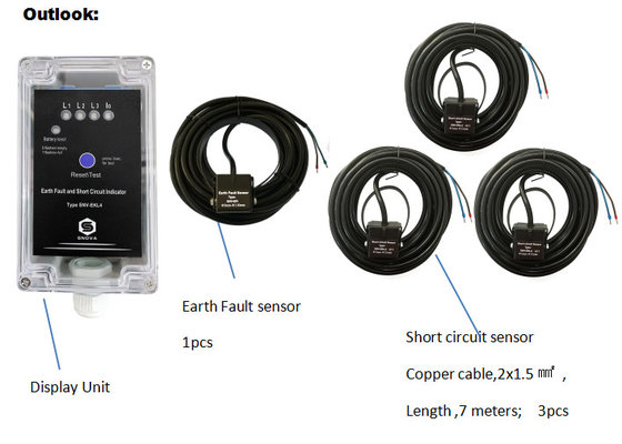 SNV-EKL3/4 Series Earth Fault & Short Circuit Indicator for Ring Cabinets