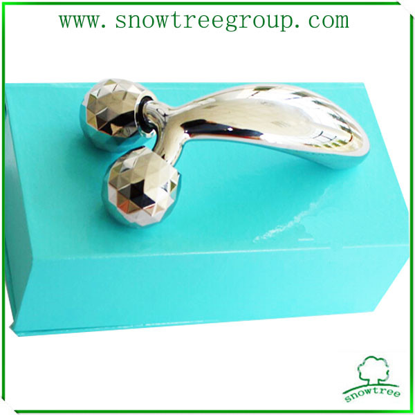 ABS Facial Rolling Massager ,100 x 54 x 38 mm ,mini y shape 3d massager