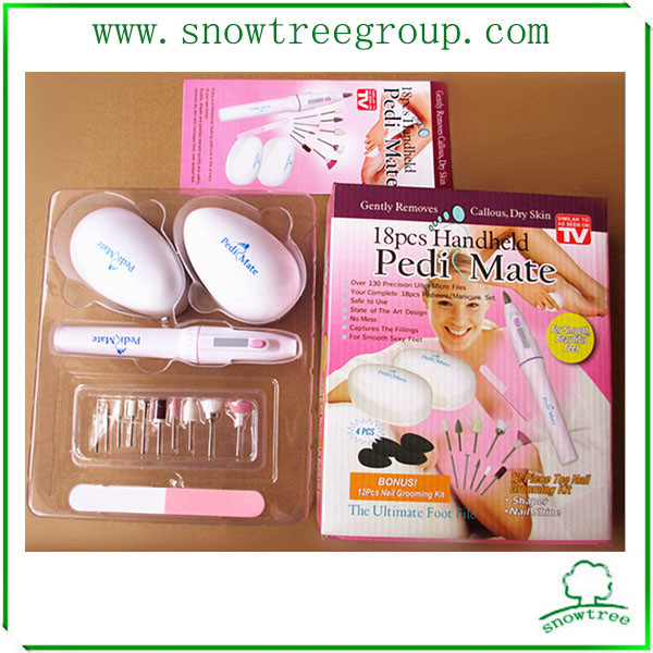 Personal battery operated manicure pedicure set good quality cheap price