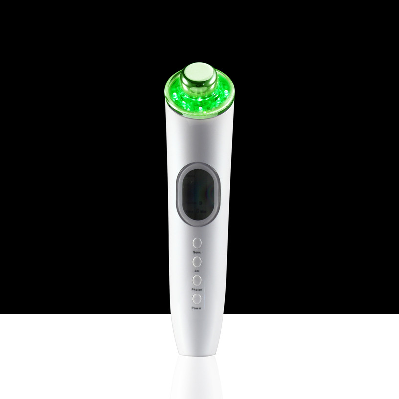 LCD Rechargeable Torch Type Photon Ultrasonic Ionic beauty machine