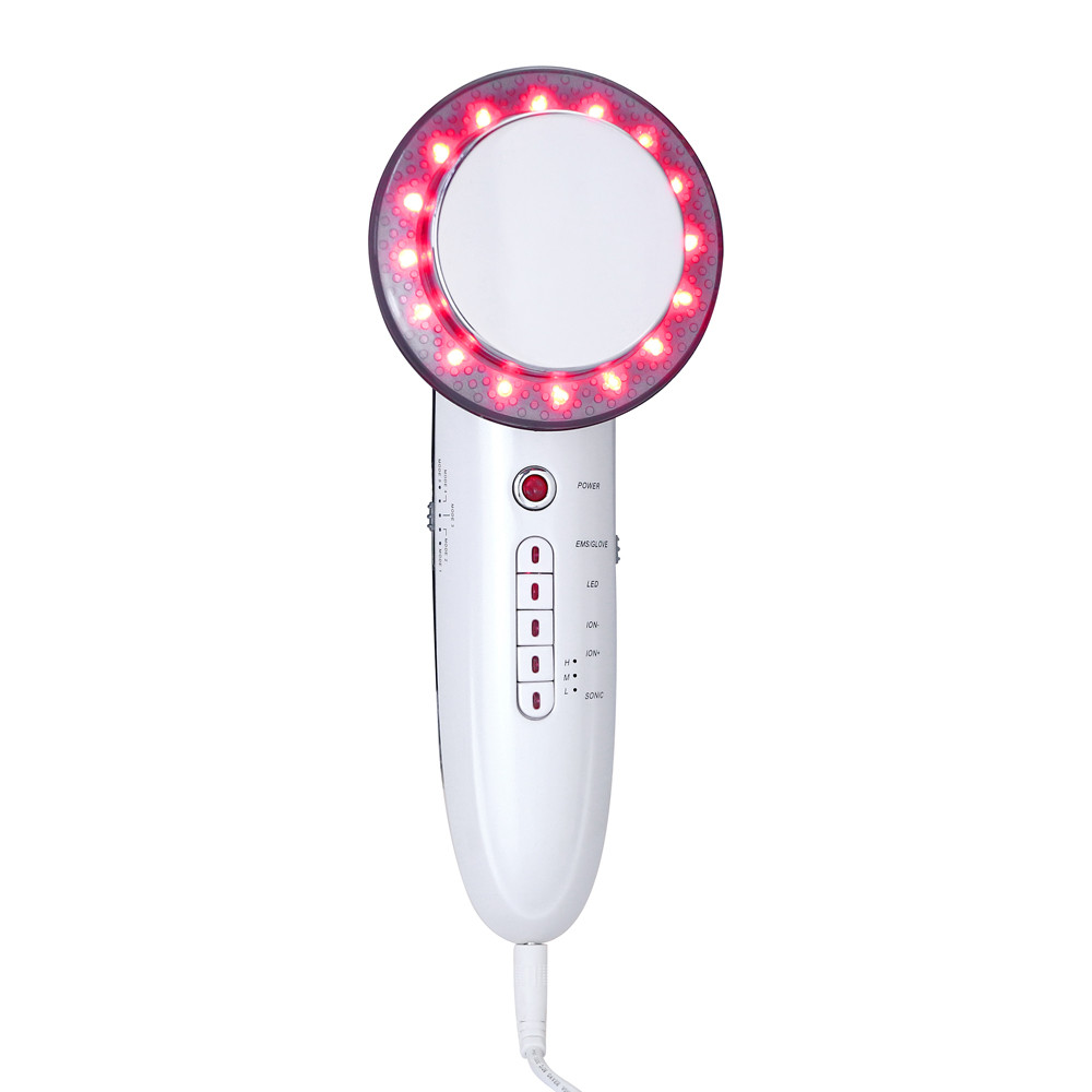 6 in 1 EMS Ultrasonic photon galvanic beauty device(Non-rechargeable)