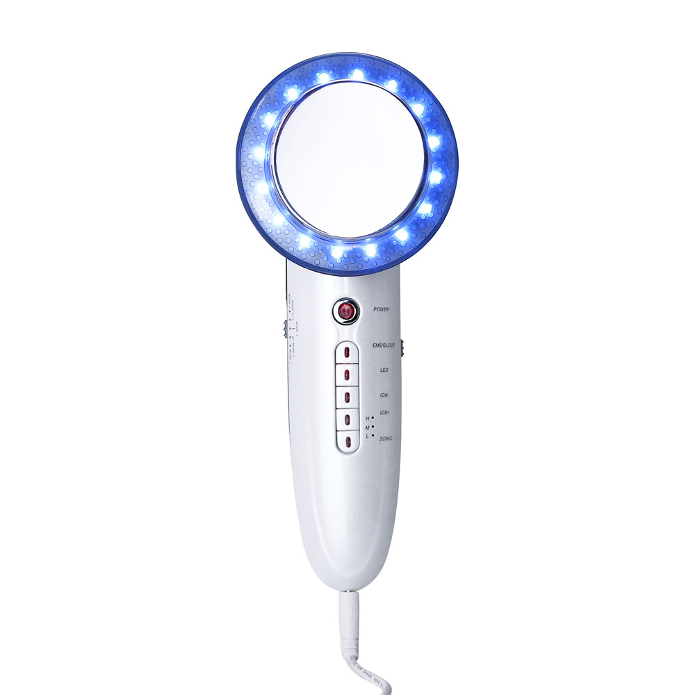 6 in 1 EMS Ultrasonic photon galvanic beauty device(Non-rechargeable)
