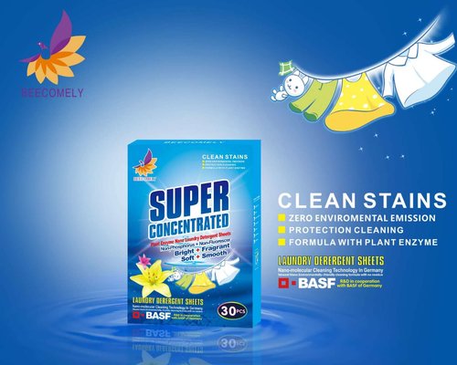 China Super clean power laundry sheets supplier