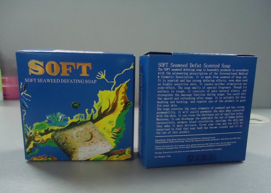 150g soft seaweed defating soap supplier
