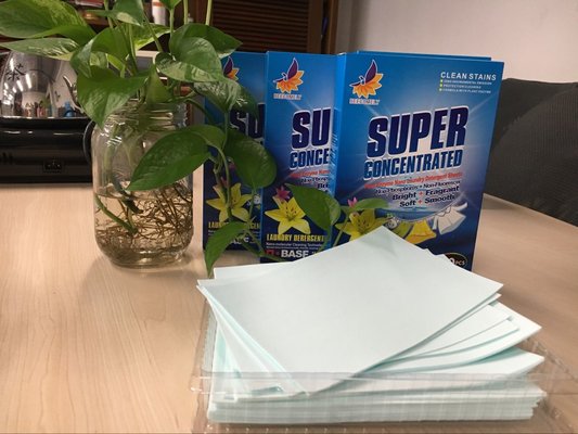 Super clean power laundry sheets supplier