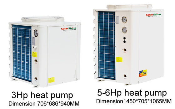 Industry High Efficiency Air Source Heat Pump 4.10 - 4.13 Cop Long Life Span