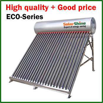 Eco Friendly Swimming Pool Heat Pump , Heat Pipe Solar Water Heater