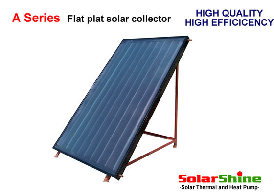 2 Square Meters Flat Plate Solar Collector Aluminum Alloy Material Easy Installation