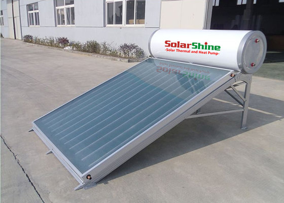 Automatic Controler Flat Plate Collector Solar Water Heater Easy Installation
