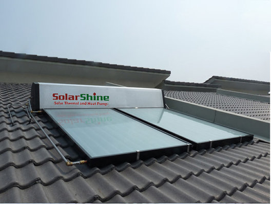 Stable Flat Plate Solar Water Heater , 0.6Mpa Compact Solar Water Heater