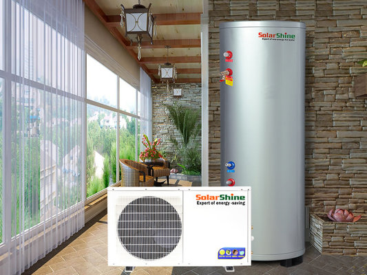 Family House All In One Heat Pump Water Heater , Air Source Water Heater
