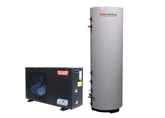 Air Source Split Heat Pump Water Heater Galvanized Sheet Housing Material