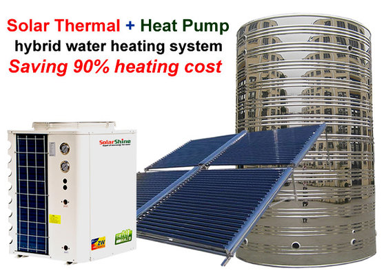 Student Dormitories Hybrid Water Heater Large Scale Central Hot Water System