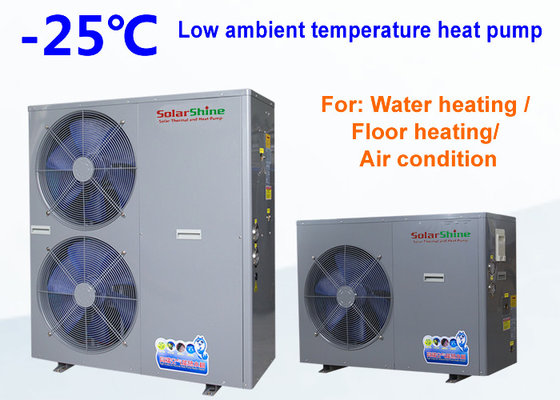 4.5 - 20 KW Low Ambient Temperature Heat Pump Freestanding Installation