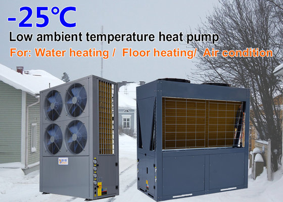 Reliable Low Ambient Temperature Heat Pump , Inverter Air Source Heat Pump