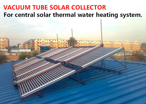 Convenient Heat Pipe Evacuated Tube Solar Collectors Simple Installation