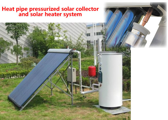 Vertical / Horizontal Split Pressurized Solar Water Heater Long Life Span