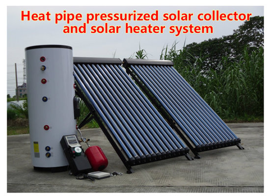 150-500 L Tank Heat Pipe Solar Water Heater Pressurized Solar Collector