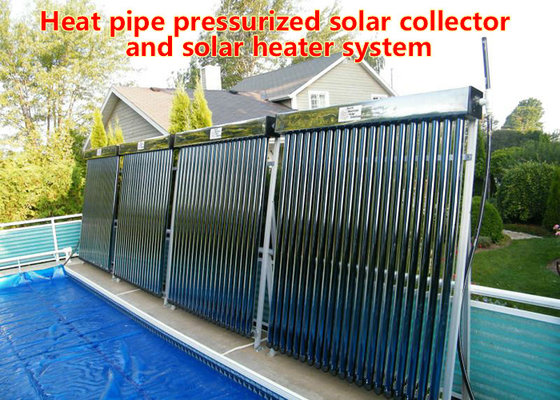 Energy Saving Heat Pipe Solar Water Heater , Vacuum Tube Solar Water Heater