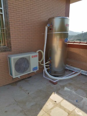 Galvanized Sheet R410a 1.5HP 5KW Airsource Heat Pump