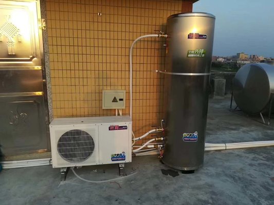 Galvanized Sheet R410a 1.5HP 5KW Airsource Heat Pump