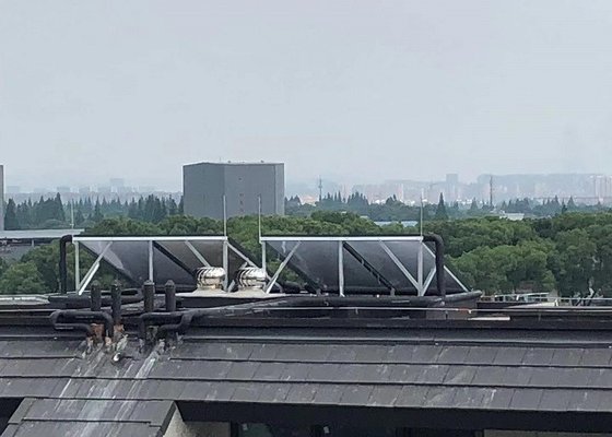 250L 316 Stainless Steel Flat Plate Solar Water Heater Blue Coating Flat Collector flat solar water heater