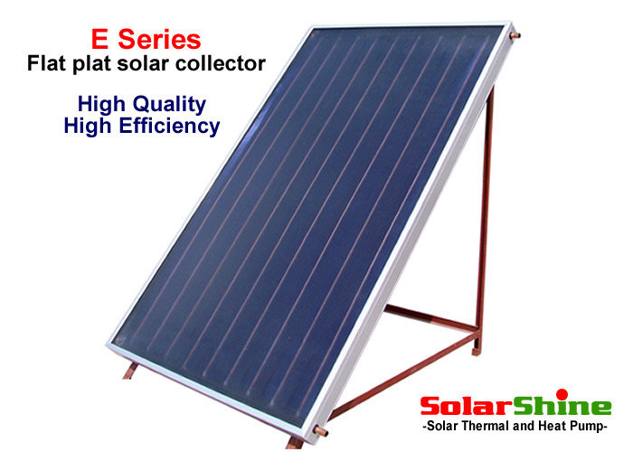 Safety Flat Plate Solar Collector , Solar Water Heater Evacuated Tube Collector