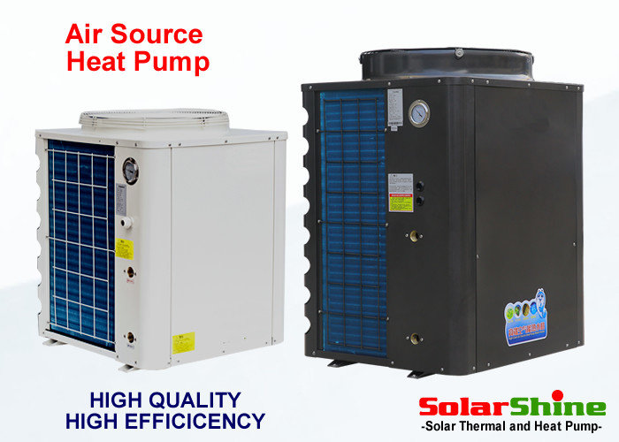 Medium Size Air Source Heat Pump Unit Shell Heat Exchanger 15.5kw Input Power