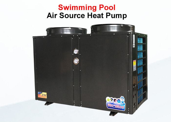 Swimming Pool Commercial Air Source Heat Pump Shell Heat Exchanger Long Life Span
