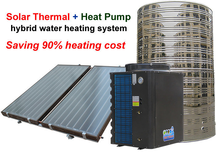 220 / 380 V Hybrid Water Heater , Air Heat Pump Water Heater 4.0 Cop