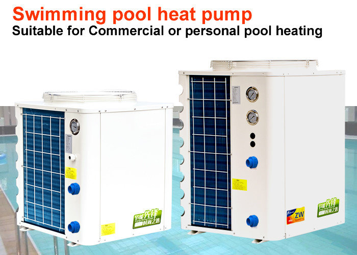 Durable Indoor Pool Heat Pump 2.6 - 20 KW Input Power Freestanding Installation