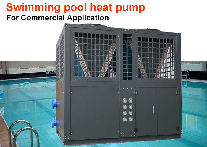 Black Color Hotel Heat Pump 4.10 - 4.13 Cop Titanium Tube Heat Exchanger