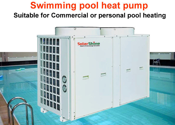 Low Energy Consumption Air To Water Source Heat Pump , Pool Air Source Heat Pump