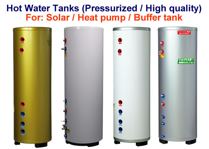 Pressurised Water Heater Storage Tank , Solar Water Storage Tank Customized Size