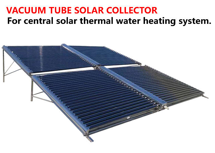 Ground Mounted Vacuum Tube Solar Collector Anti Corrosive Outer Tank