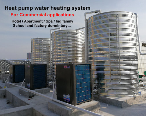 Economic Commercial Grade Water Heater Air Energy Heat Pump For Bathroom