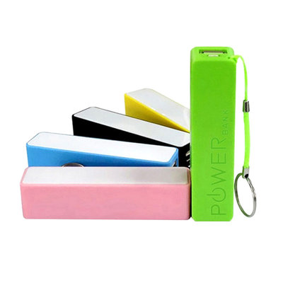 1200mAh  PVC Portable Mini Mobile Power Bank 18650 Battery with Keychain supplier