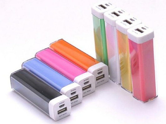 1200mAh  18650 Battery  Lip Gross Portable Mobile Power Bank in Acrylic Casing supplier
