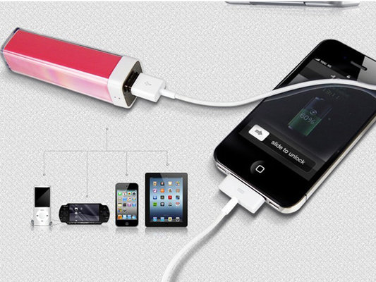 1200mAh  18650 Battery  Lip Gross Portable Mobile Power Bank in Acrylic Casing supplier