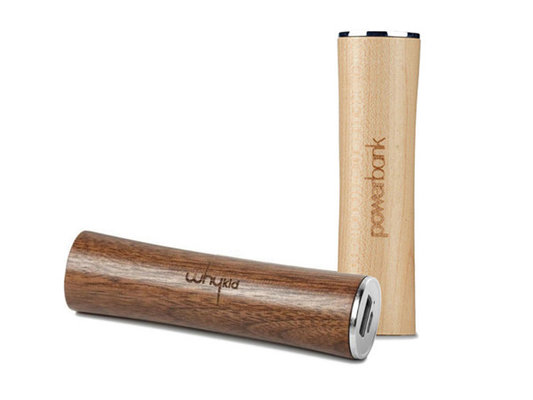 High Quality 2600mAh  18650 Battery  Wood Made Portable Mobile Power Bank supplier