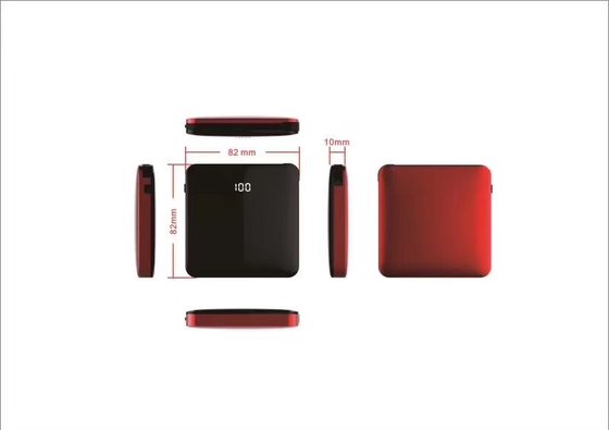 High Quality 2019 New 8000mAh  Polymer Battery Mobile Power Bank UV finish Mirror Charger supplier