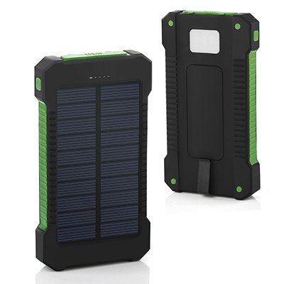 Inbuilt Compass 8000mAh Polymer Battery IP67 Waterproof Solar Power Bank for Traveling supplier
