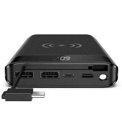 Real Power 20000mAh QI Wireless Charging Power Bank 5V 2A Dual USB supplier
