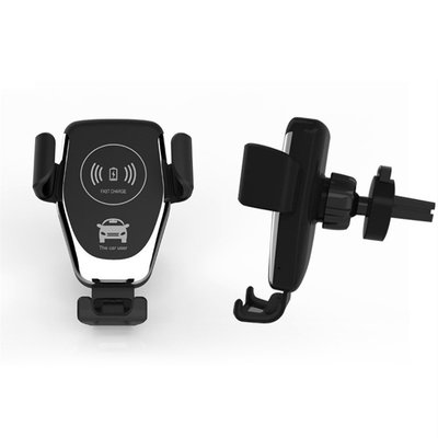 Customized Logo Flexible Car Phone Holder Qi Certified fast charging Wireless Charger 5V/9V 10W supplier