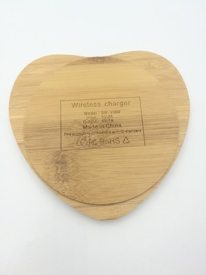 Dual USB Bamboo 10W fast Charging Wireless Charger 9V 2-3A Universal Charger supplier