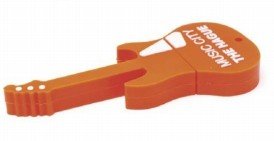 2.0/3.0 Promotional gifts Guita Shape 3D PVC USB flash Drive 128MB-64GB supplier