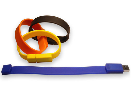 Colorful Wristband PVC USB flash Drive Silicon Bracelet USB stick 8Gb supplier