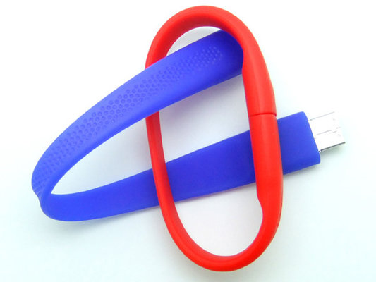 Cheap Wristband PVC USB flash Drive Custom Silicon Bracelet USB stick 16Gb supplier